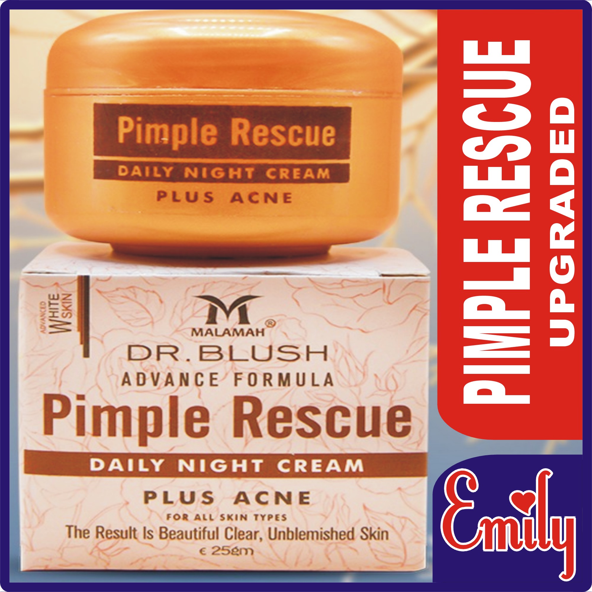 Pimple Rescue Daily Night Cream AntiAcne & Anti Pimple Cream (4 DAYS ...