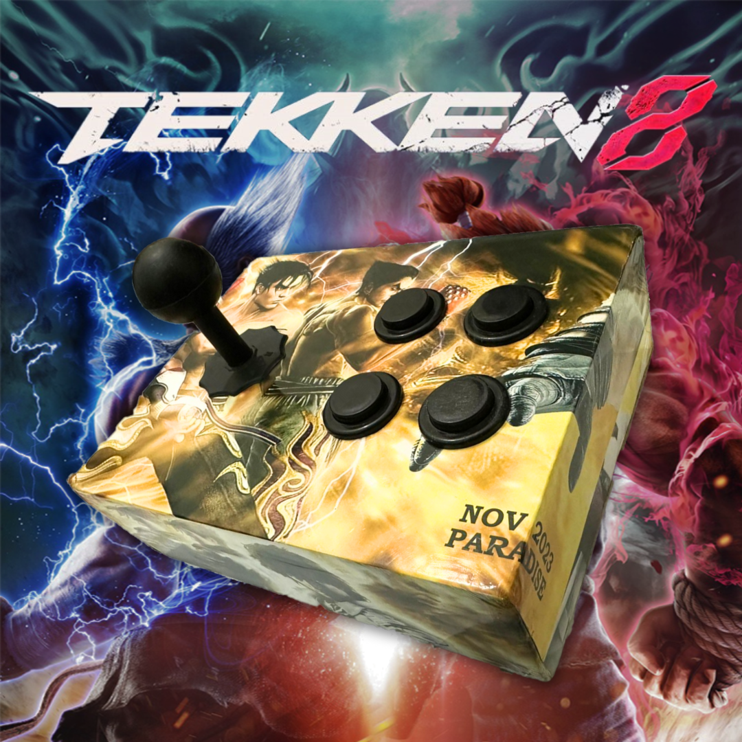 Usb Game Controller Joystick 4 Buttons Game Arcade Made Of Wooden Box ...