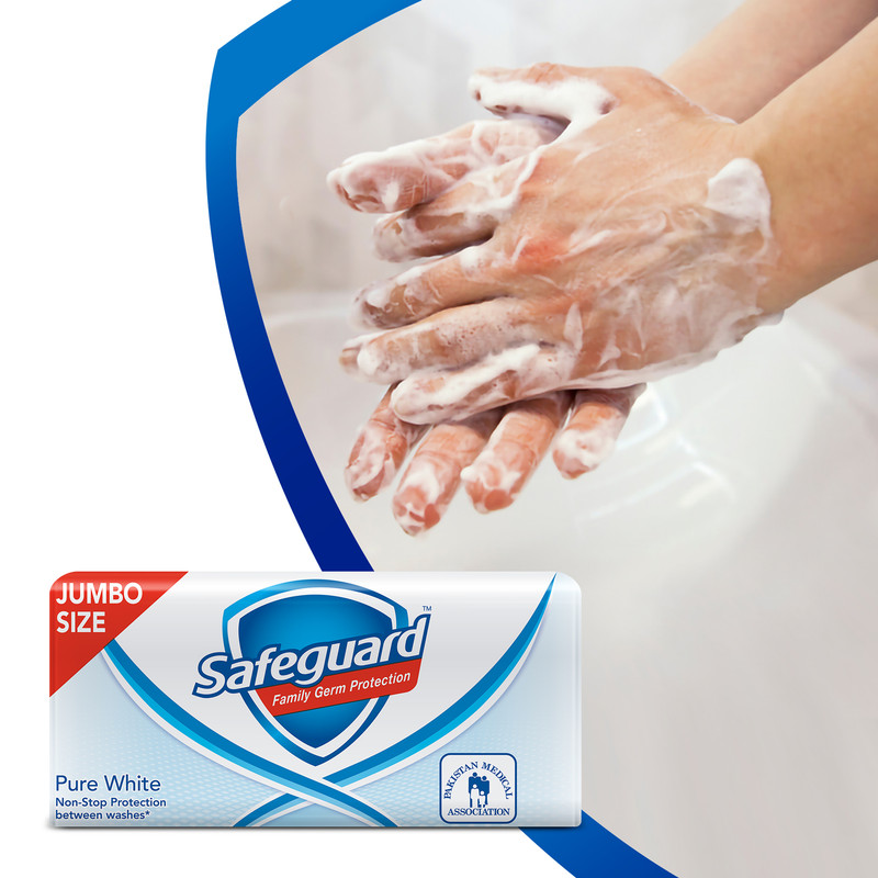 Safeguard Bath Soap Pure White 95gm (Bundle of 3) | Daraz.pk