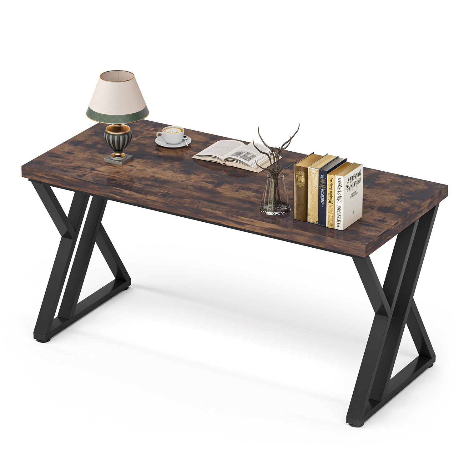 badgeOffice Table Desktop Table With Book Shelf Office Desk Laptop ...