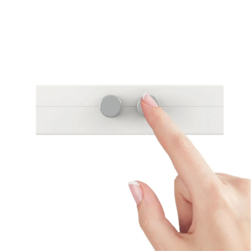 Plastic Rj45 Network Switch 2 Port Lan Ethernet Network Box Switcher