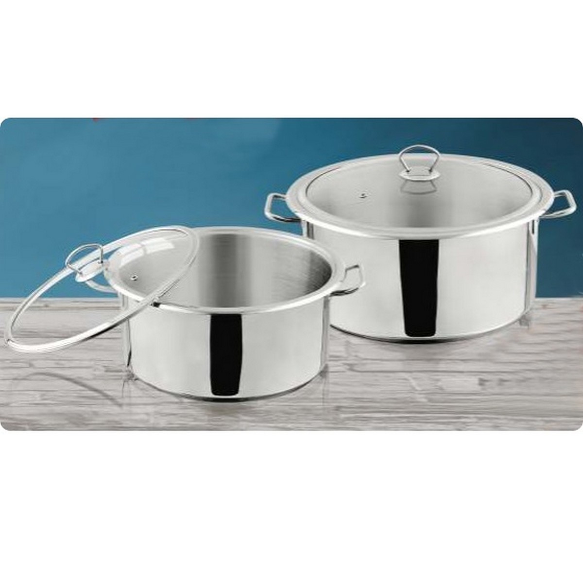 Alpha 30cm 32cm Casserole Stainless Steel Cooking Pot with Encapsulated ...