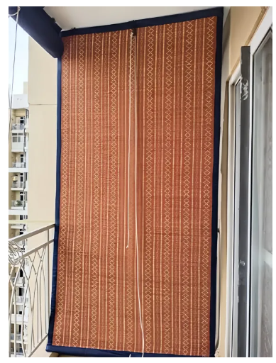 Customized 4x5 Feet Bamboo Chik Blinds | Curtains For Windows ...