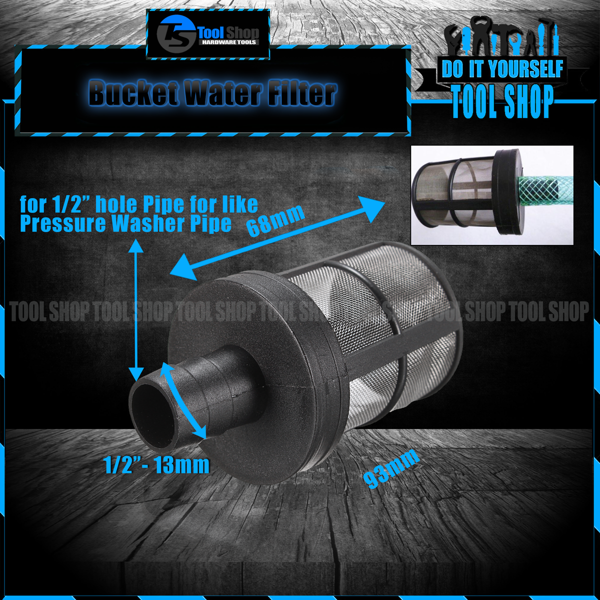 Bucket Suction Water Filter For Pressure Washer 1/2" Pipe | Daraz.pk