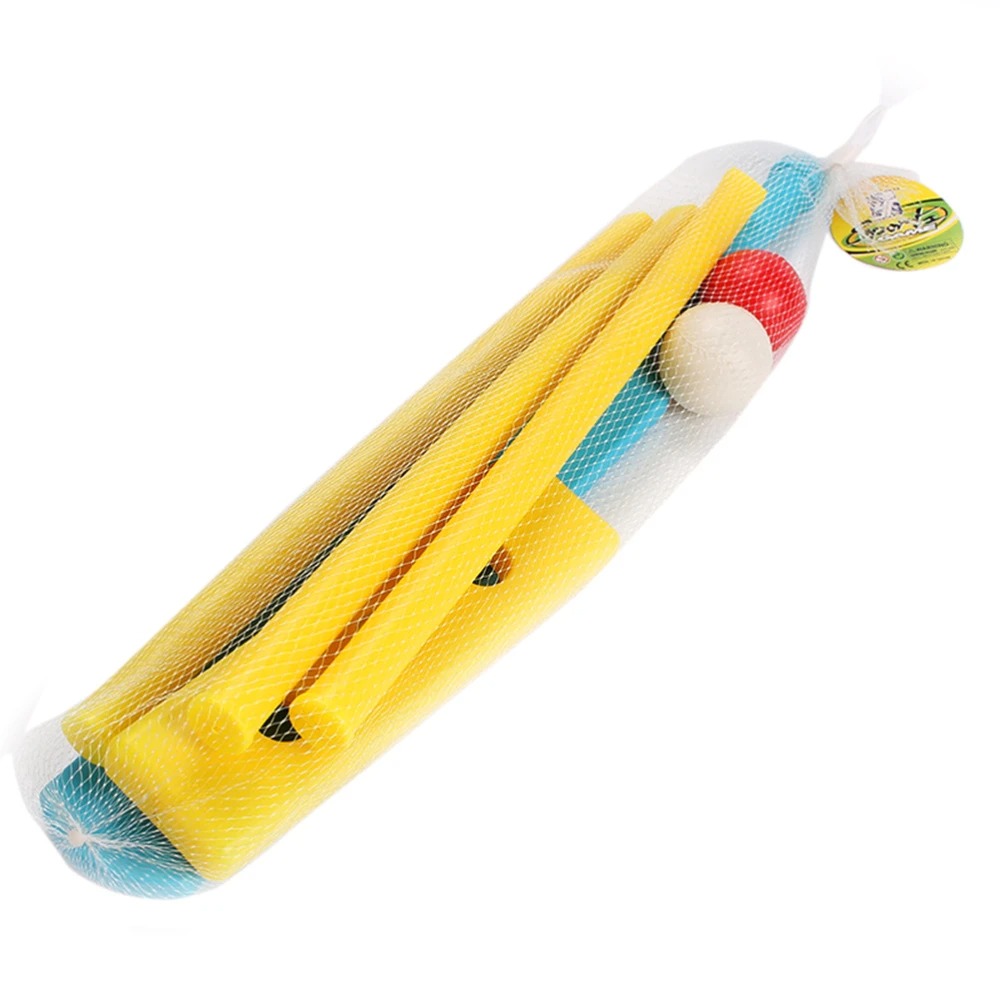 Plastic Mini Cricket Ball Bat Toy For Indoor Outdoor Game (Random Color ...