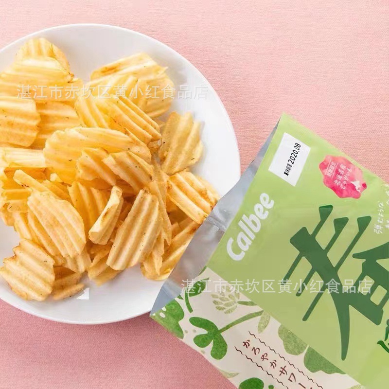 Japan imported Calbee Calbee Hokkaido spring and summer limited creamy ...
