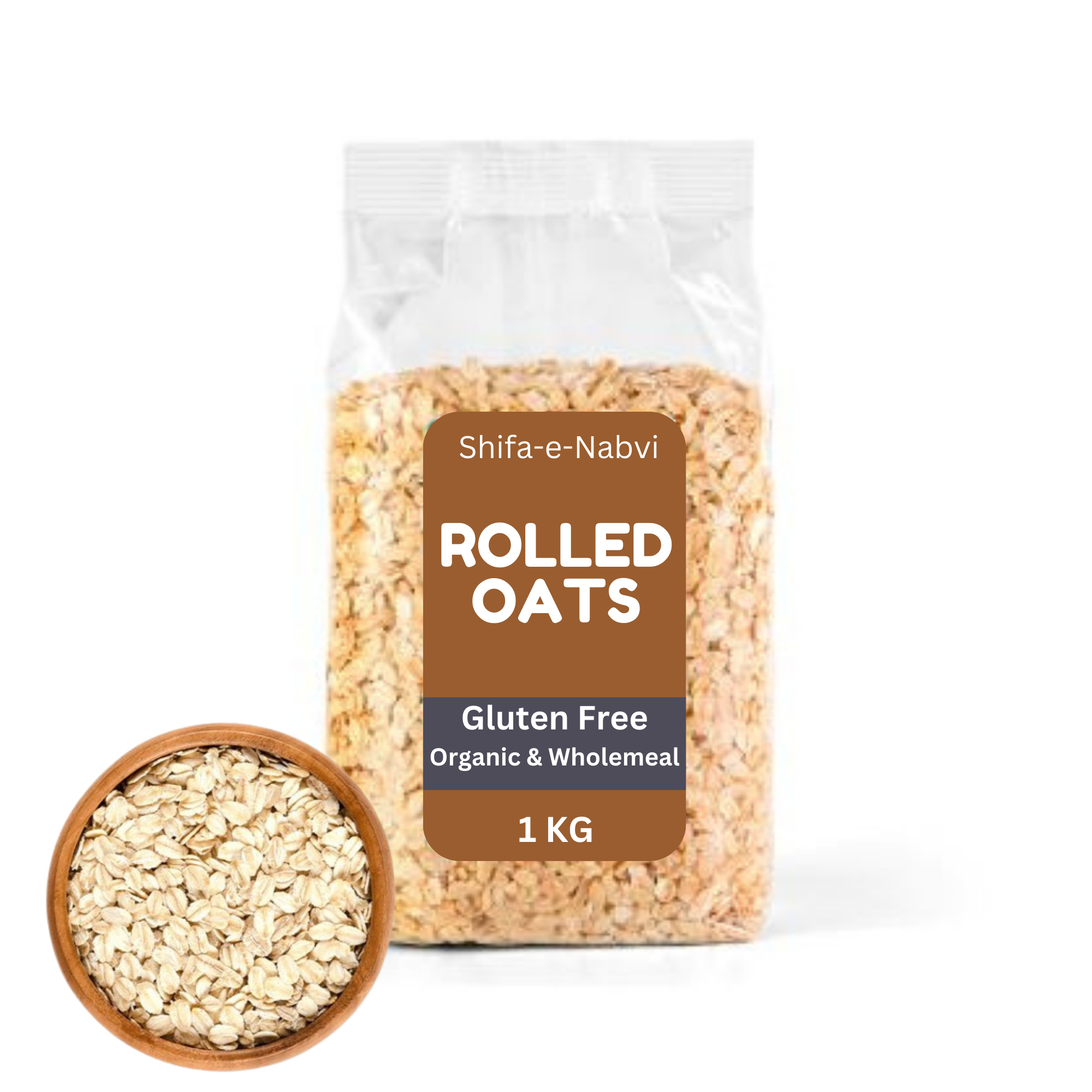 1 KG Organic Rolled Oats | Oatmeal | Old Fashioned Rolled Oats ...