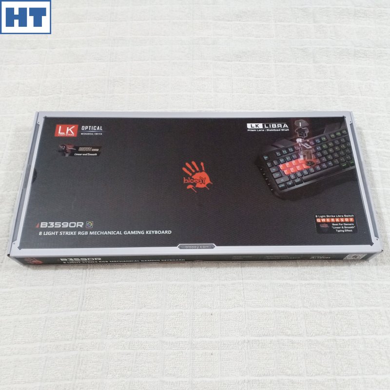 A4Tech Bloody Gaming Keyboard B3590R - 8 keys Mechanical - Custom RGB ...