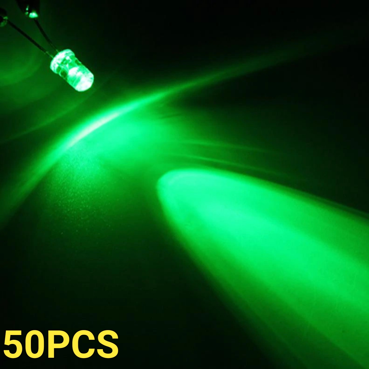 10/20/50PCS Five Colors 5MM LED Diode super bright Crystal Green Red ...