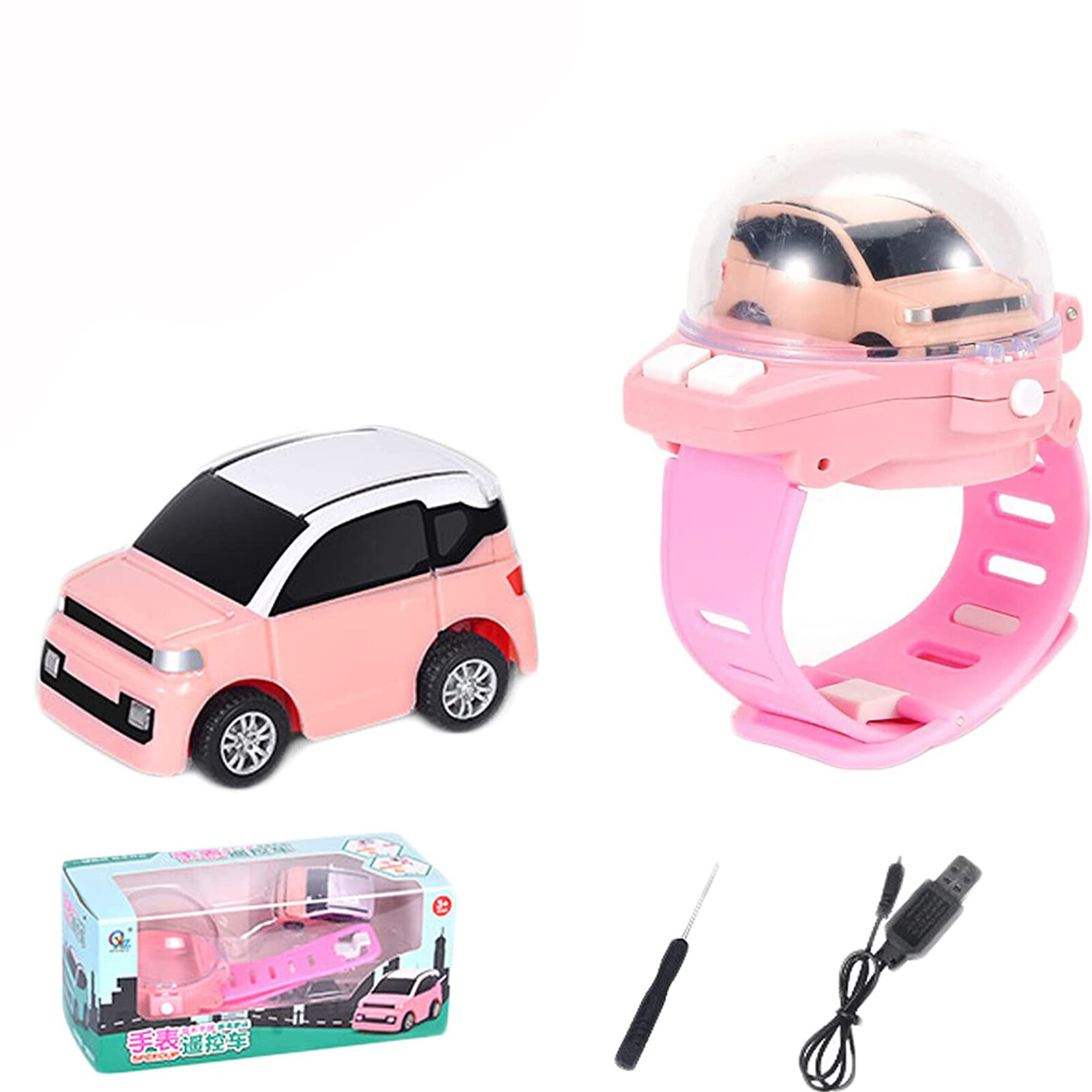 Mini remote control toy watch car - USB charging | Daraz.pk