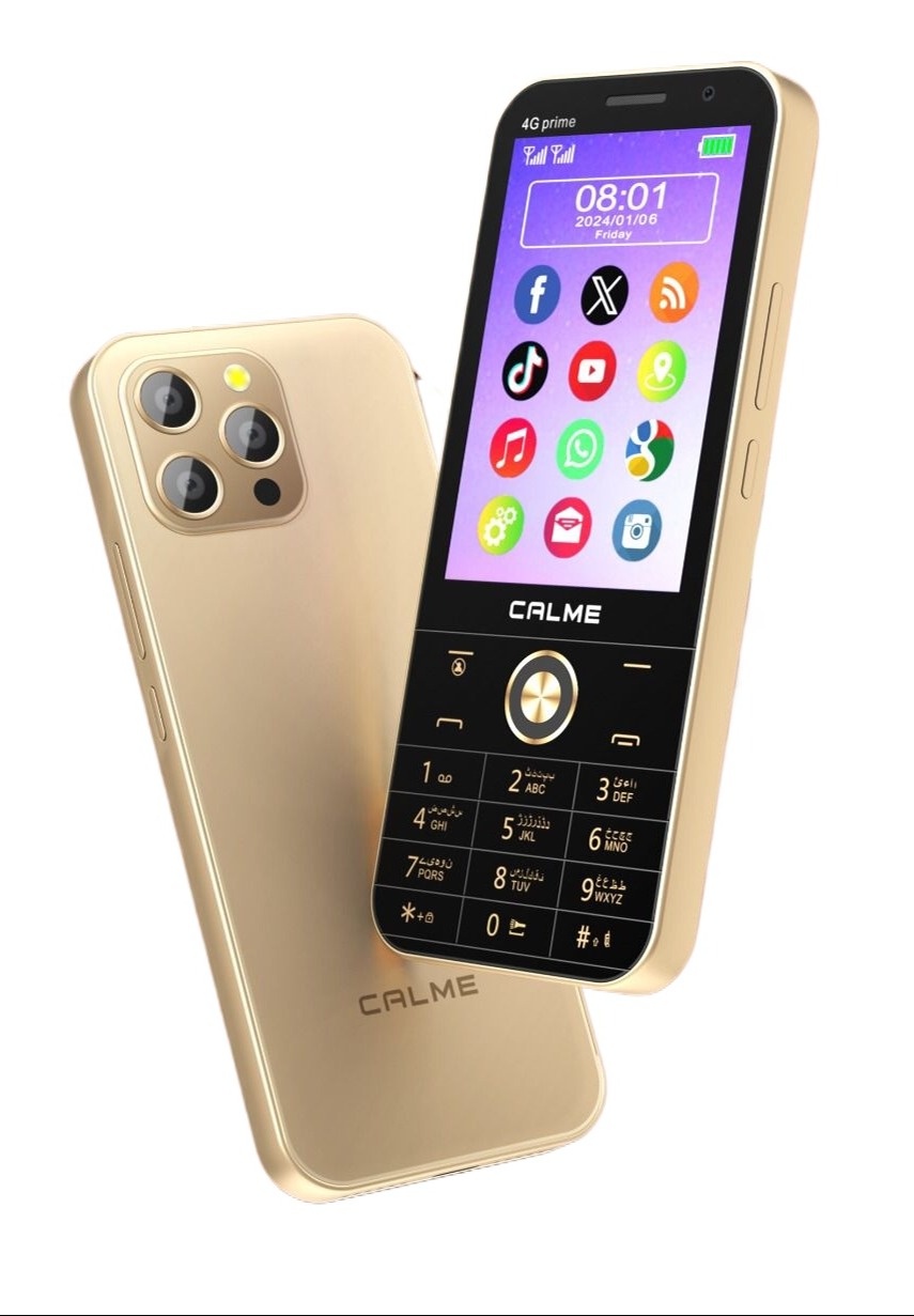 Calme 4G Prime - Face unlock - Type C Charging Port - 3.5" Touch Screen ...