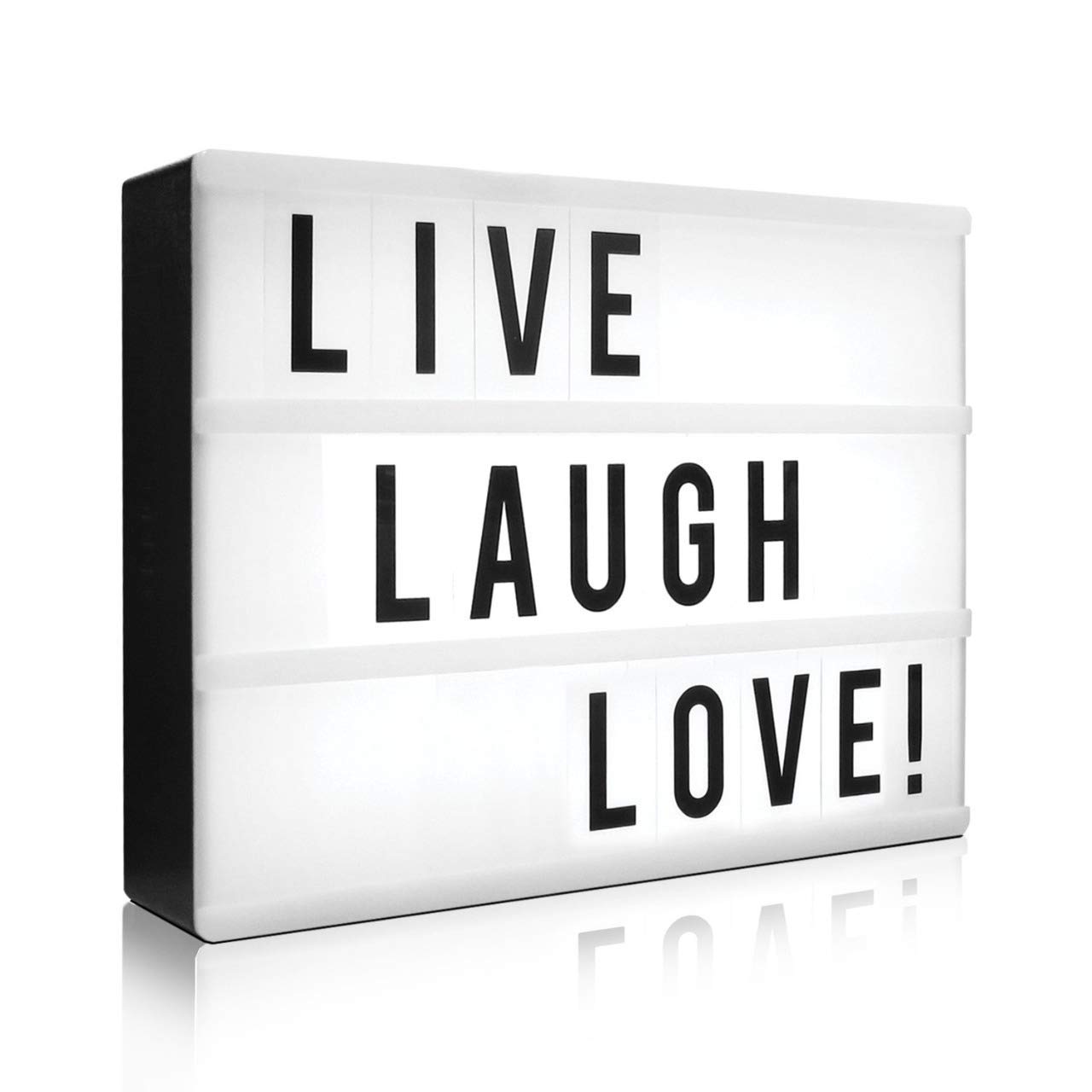 DIY LED Message Box A4 Size Black Letters | Daraz.pk