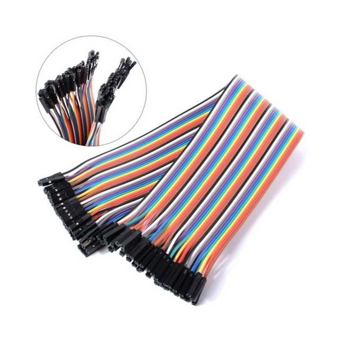 Arduino Jumper Cable - Female to Female - 30cm - 12 inches - Ribbon ...