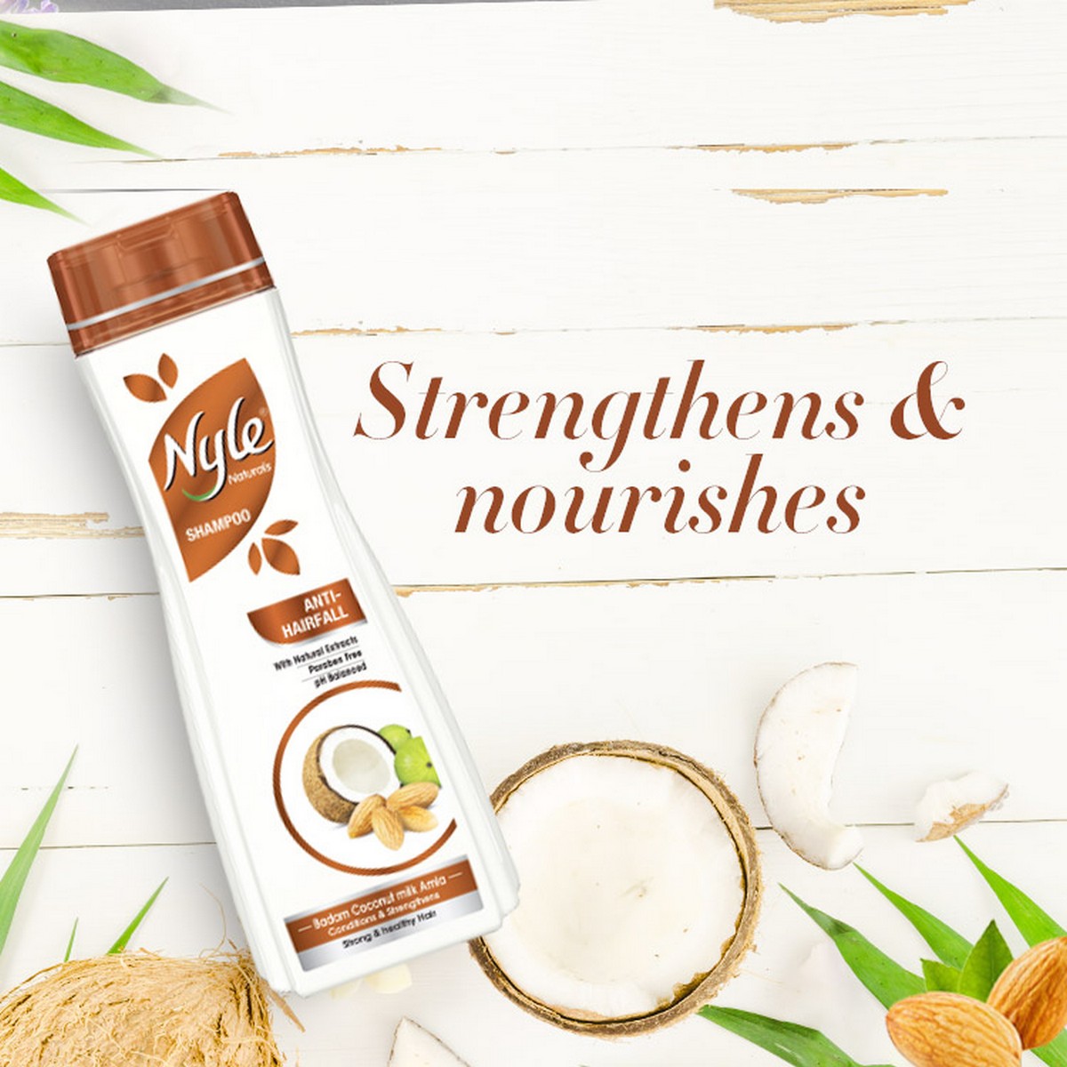 NYLE NATURALS ANTI FALL SHAMPOO 400ML | Daraz.pk