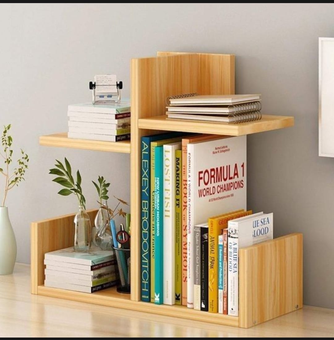 "Modern Wooden Bookshelf - Space-Saving Design for Home & Office ...