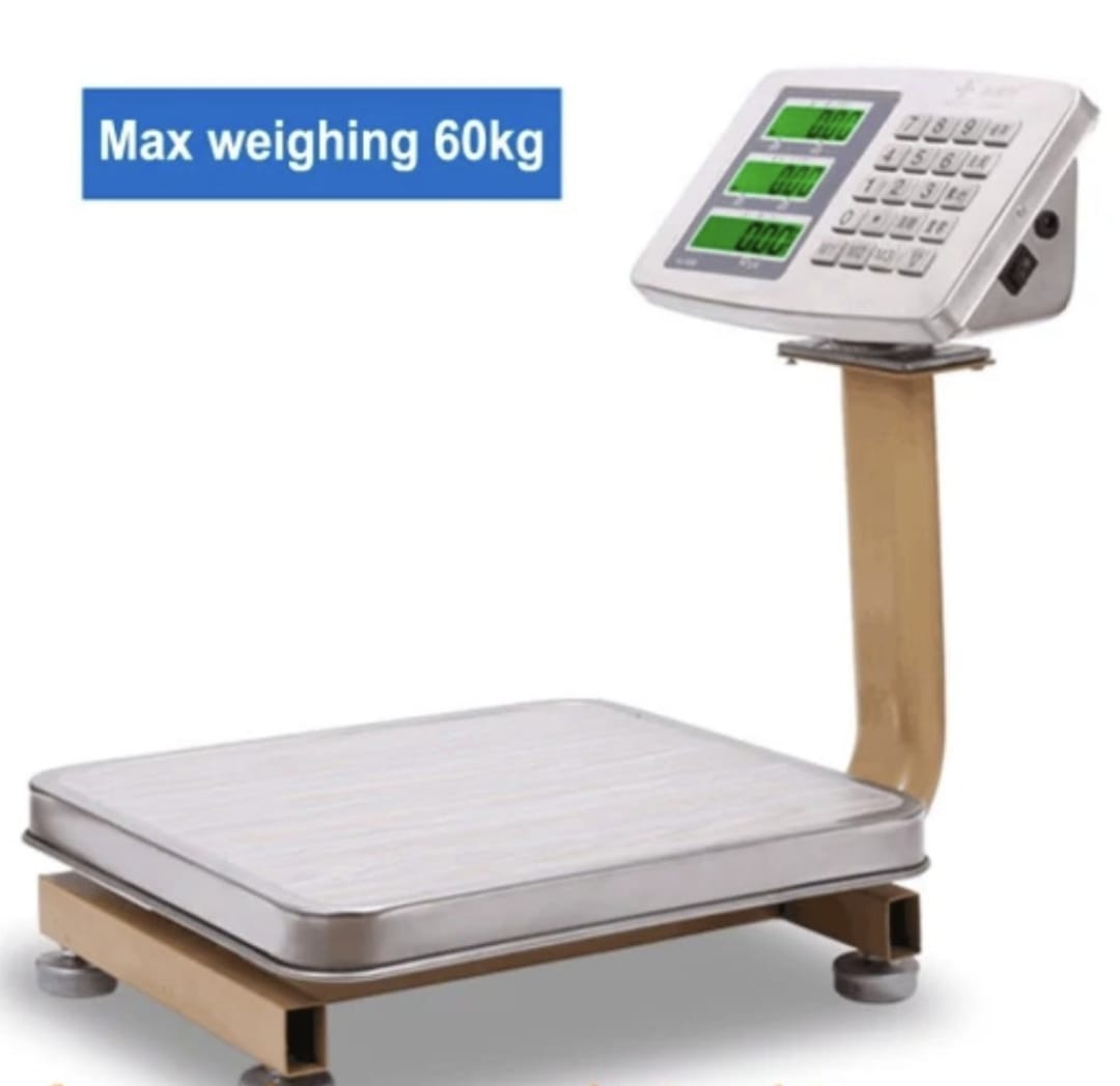 Digital computer scale 60kg | computer kenda 60kg with dual steel ...