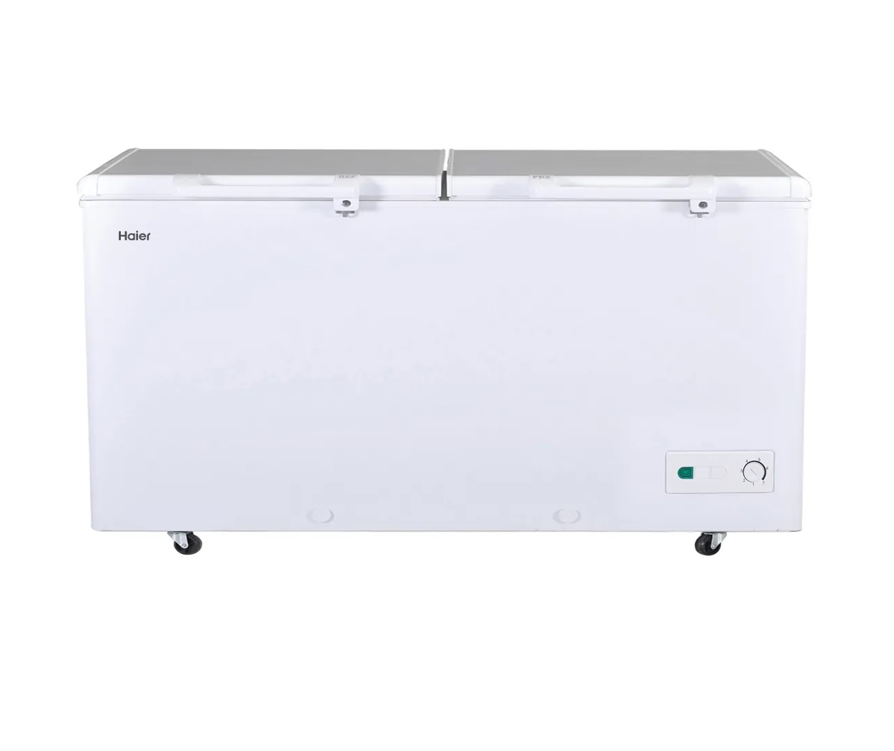 HAIER Double Door Deep Freezer - HDF 385 H (14 Cubic Feet) wiith 10 ...