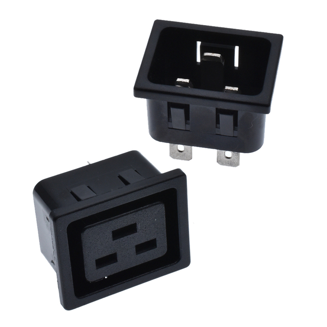 Iec 320 C20 C19 Panel Mount Plug Adapter Ac 250v 16a 3 Pins Iec Inlet Plug Power Connector