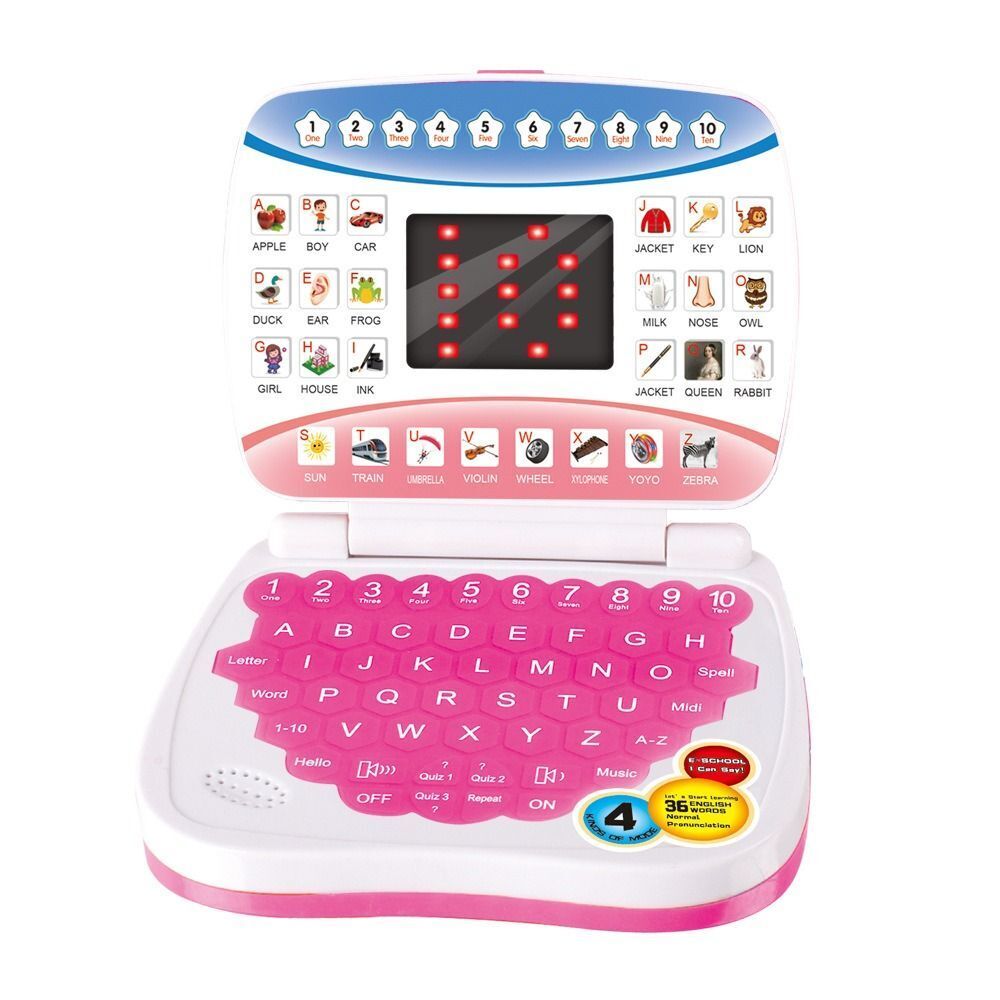 Learning Educational Tablet /Laptop/Notebook/Computer Toy for Kids ABC ...