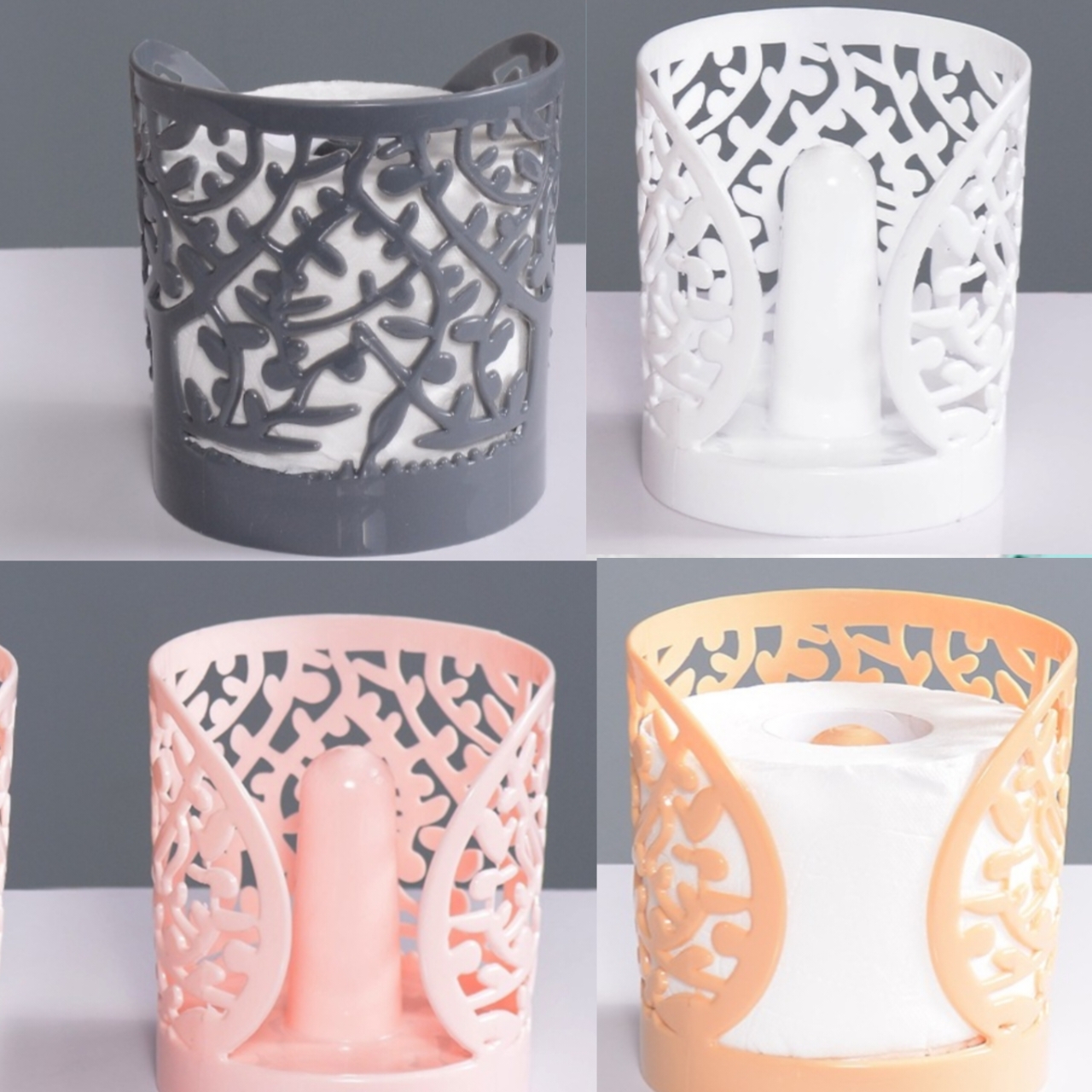 Unique and stylish Floral Round Shape Tissue holder for kitchen living ...