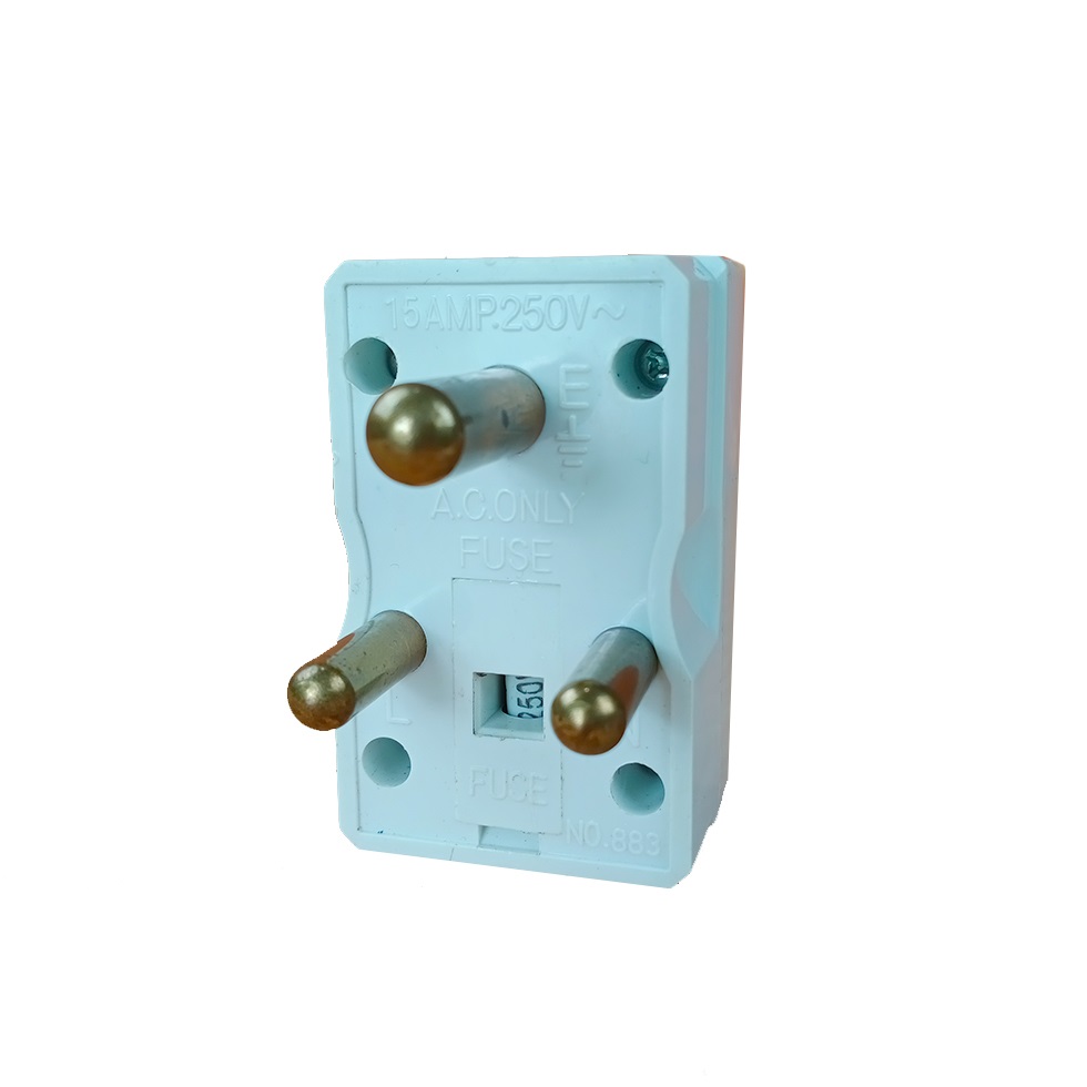 Clopal 15A Round 3 Pin Universal Socket Multi Plug with Fuse | Daraz.pk