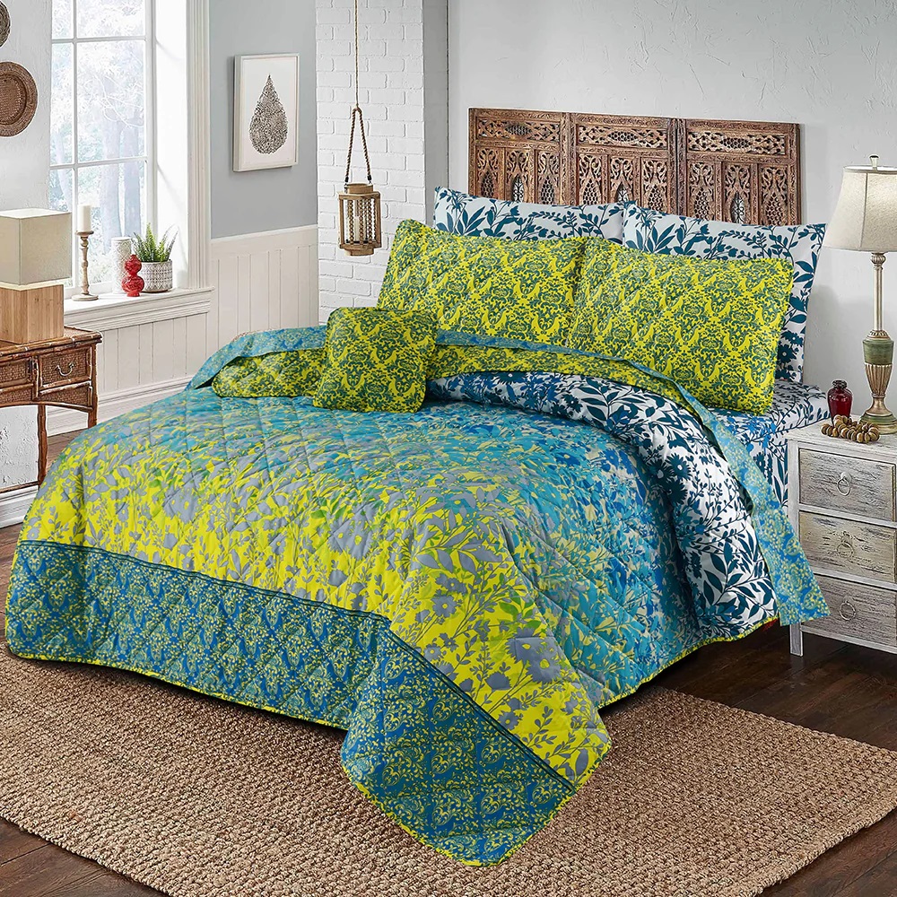 7PC Comforter Set Export Quality King Size | Daraz.pk