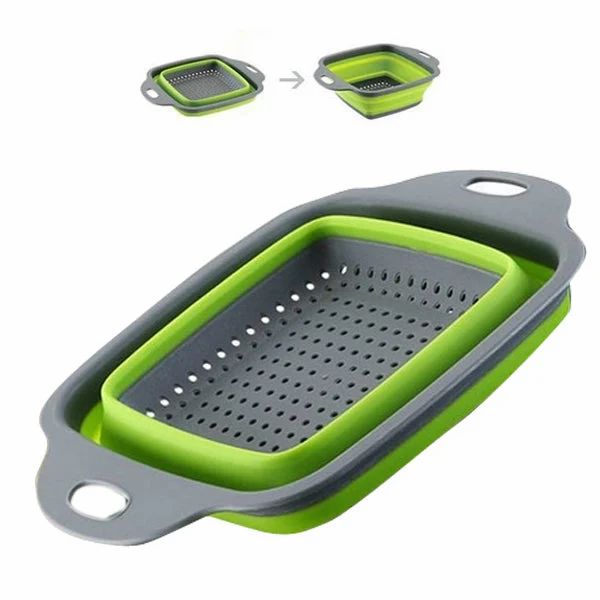 Silicone Food Filter | Plastic Folding Basket / Strainer for Kitchen ...