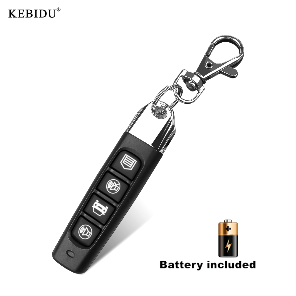 Kebidu 433Mhz Remote Control 4 Channel Garage Gate Door Opener Duplicator Cloning Code Key ...
