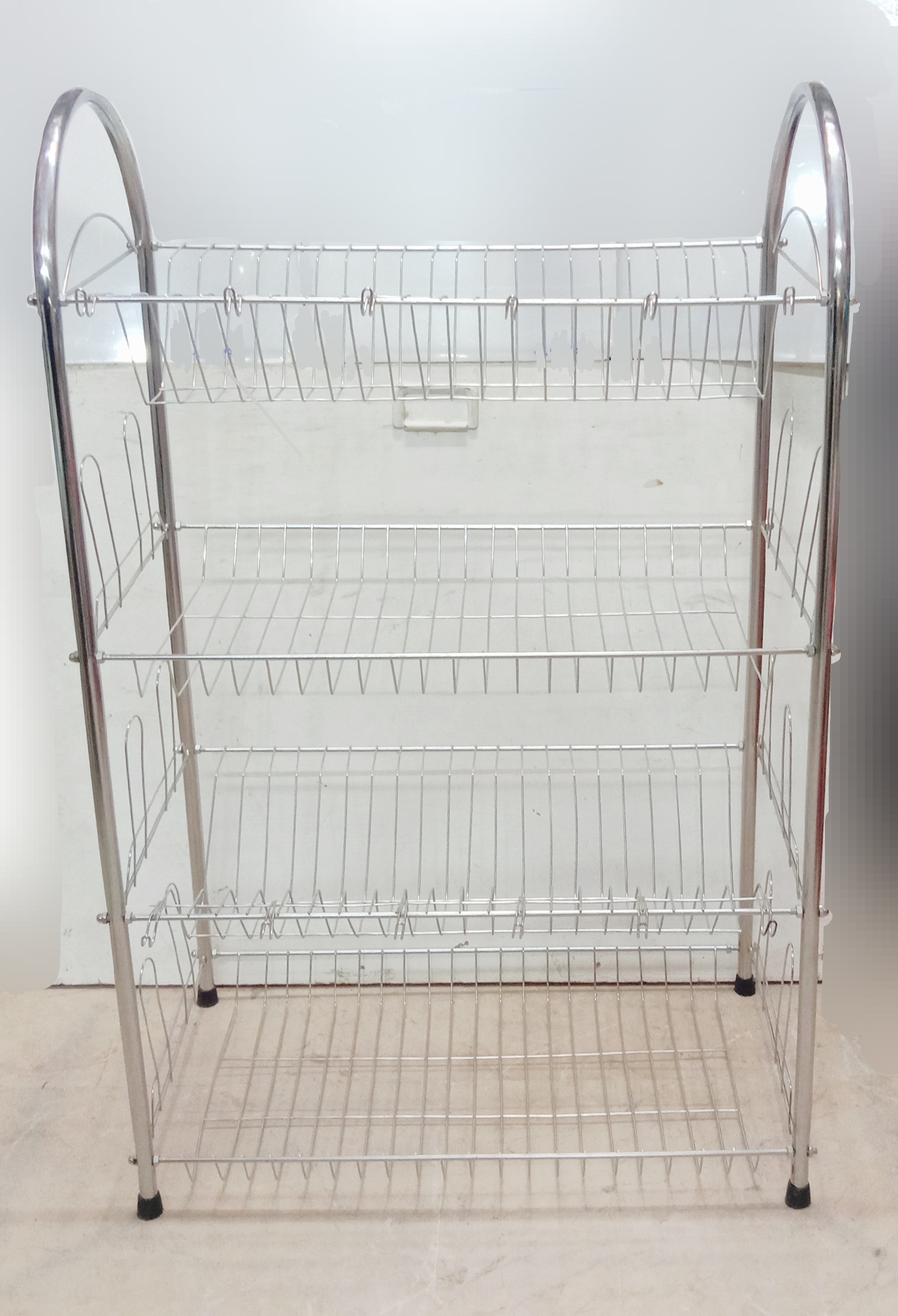 2 . 3 and 4 Layer Kitchen Plate Rack Holder Chrome Crockery Stand Best ...