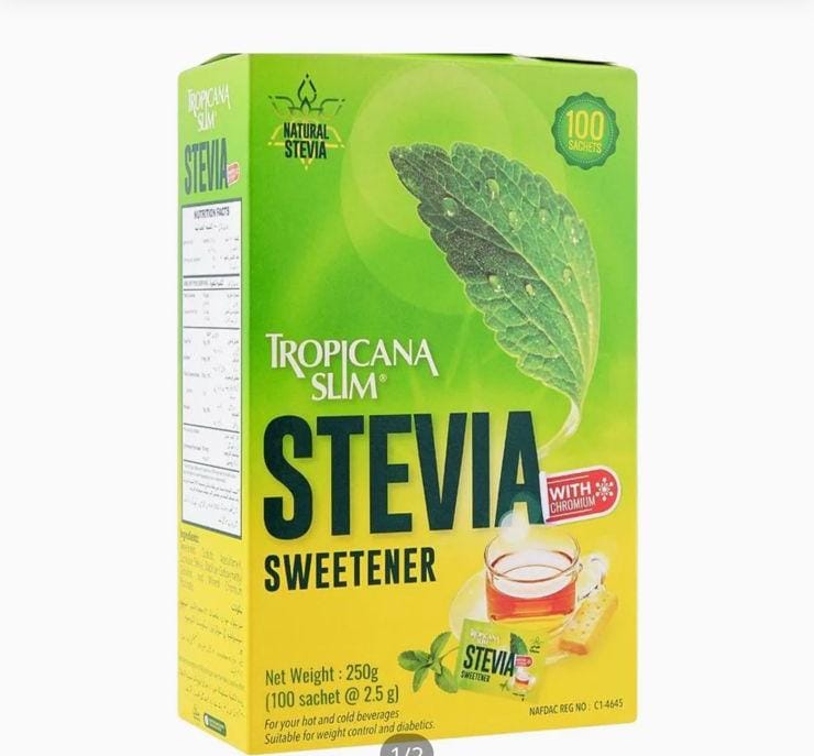 Tropicana Slim Stevia Sweetner Powder ( 50 Sachets) | Daraz.pk