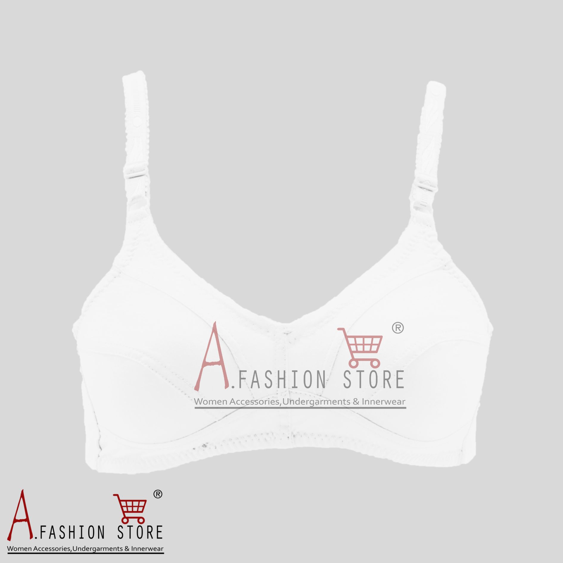 Cotton Jersey Bra for Women – Non-Padded, Soft, Available in White ...