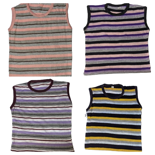 bbuy pack of 4 kids multi color sandos kids clothing set | Daraz.pk