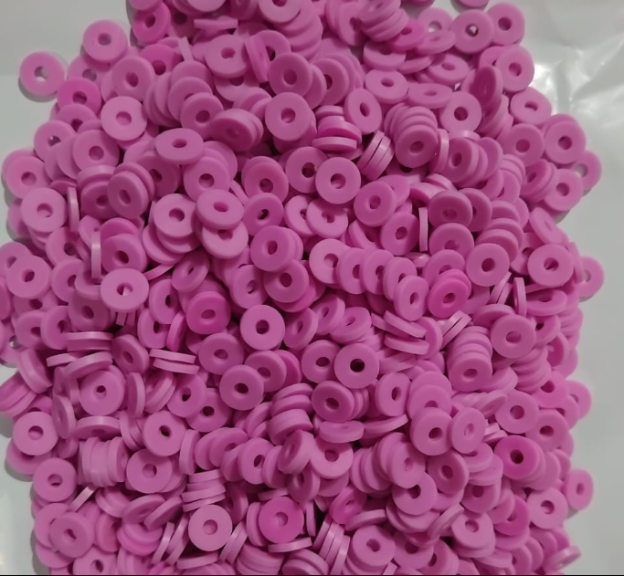 300 pcs flat round Polymer Clay beads ideal for Arts and Crafts ...
