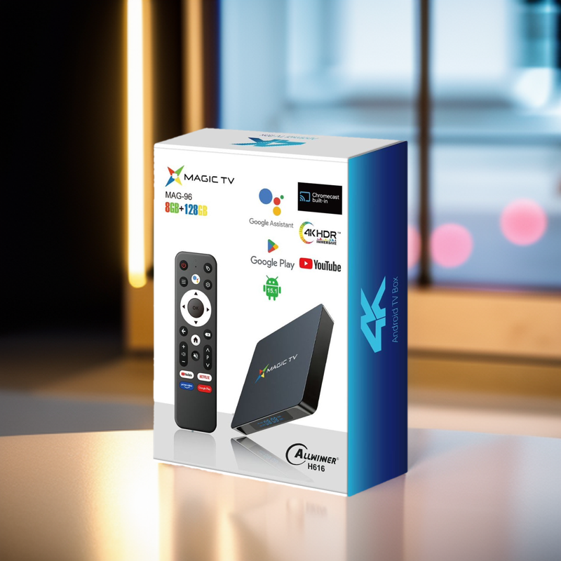 Magic Tv Android Box - 8Gb 128Gb - Allwinner H616 4k HDR | Daraz.pk