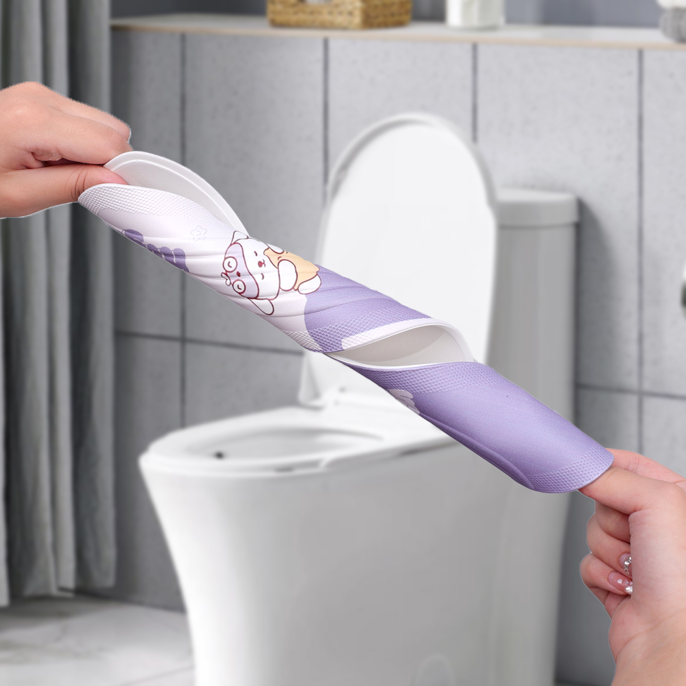 1/4Pairs Cute Paste Toilet Seat Cover Cartoon Waterproof Bathroom ...