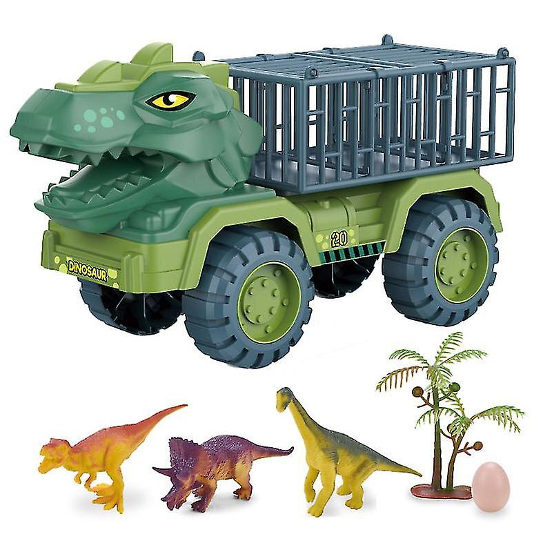 Big Dinosaur Car Truck Dinosaur Set Jurassic Toys | Dinosaur Transport ...