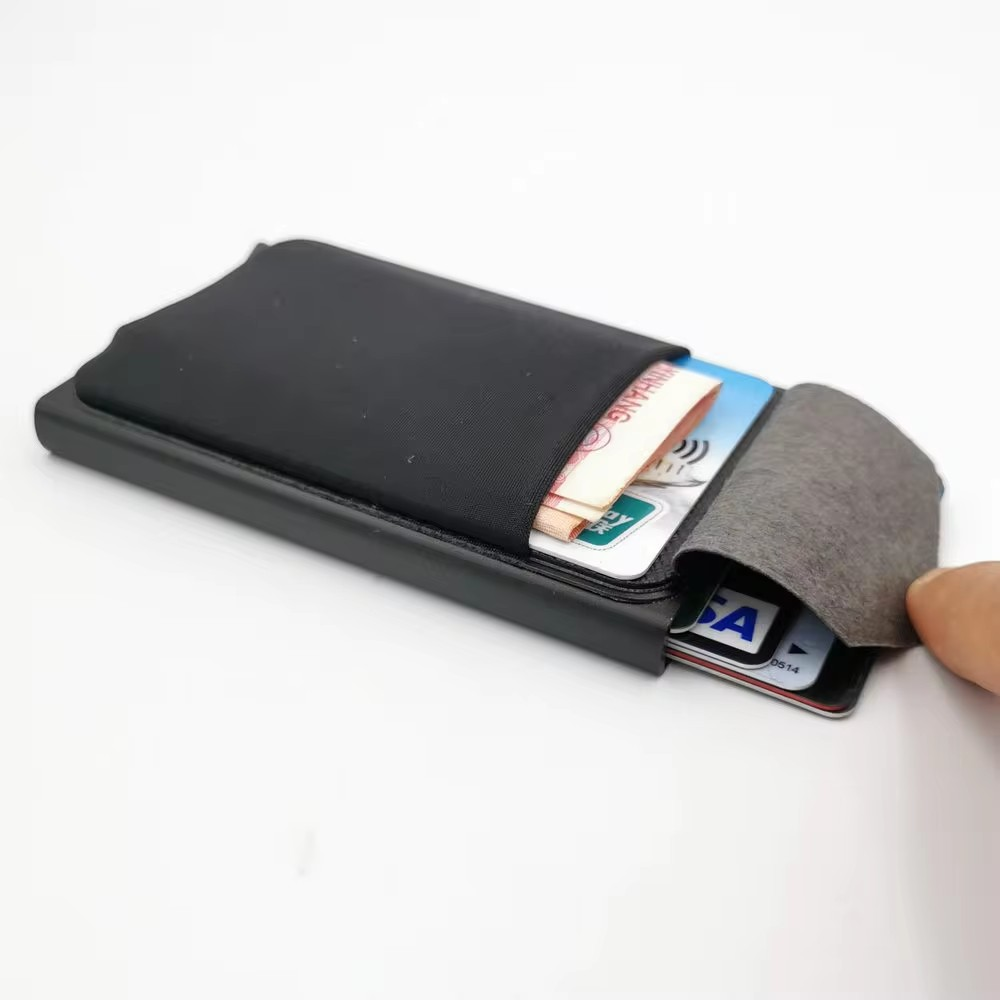 Automatic Metal Pop Up Card Holder Wallet for Men and Woman Slim wallet ...