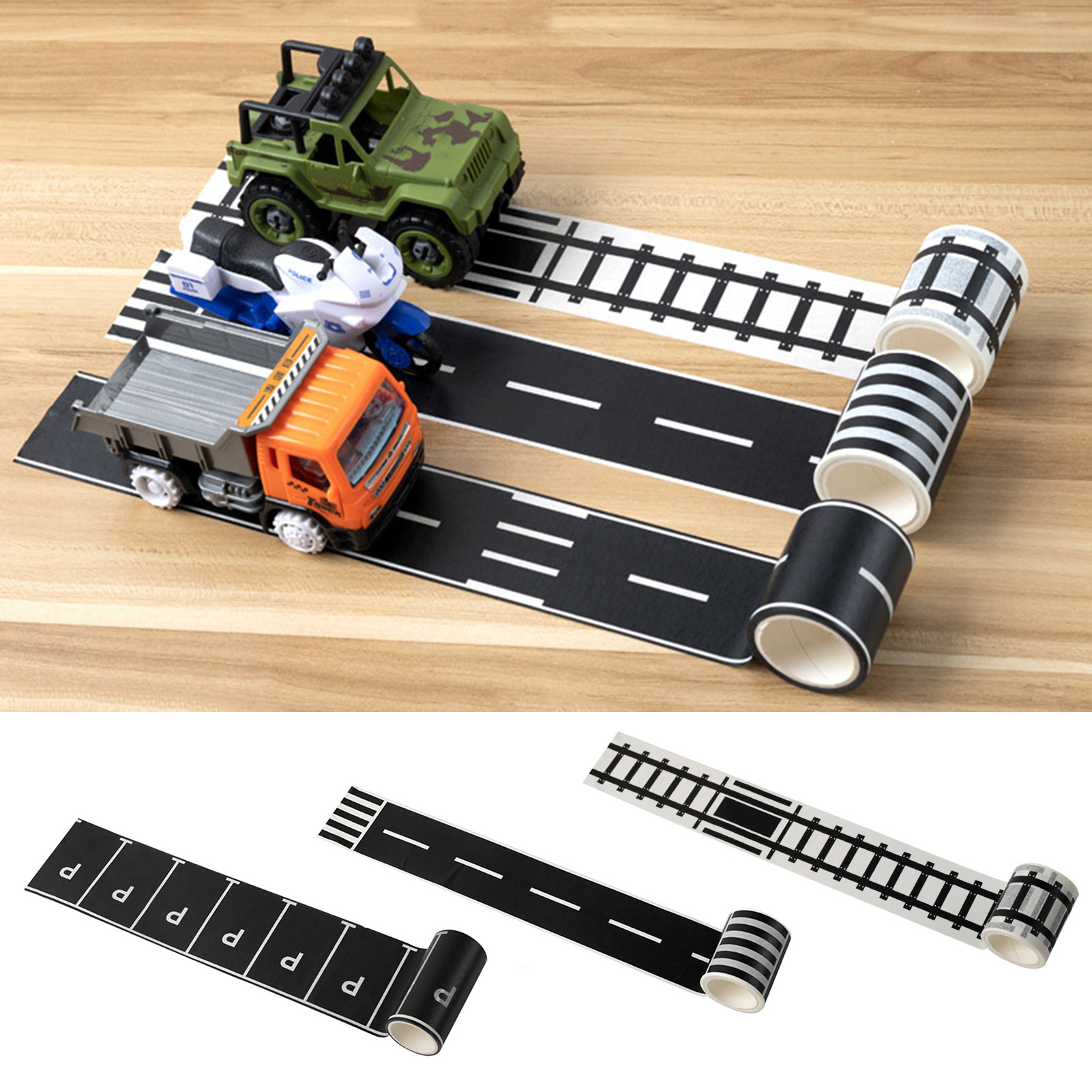 DIY Road System For Children OOTSR Road Play Set - 20 Traffic Signs & 3 ...