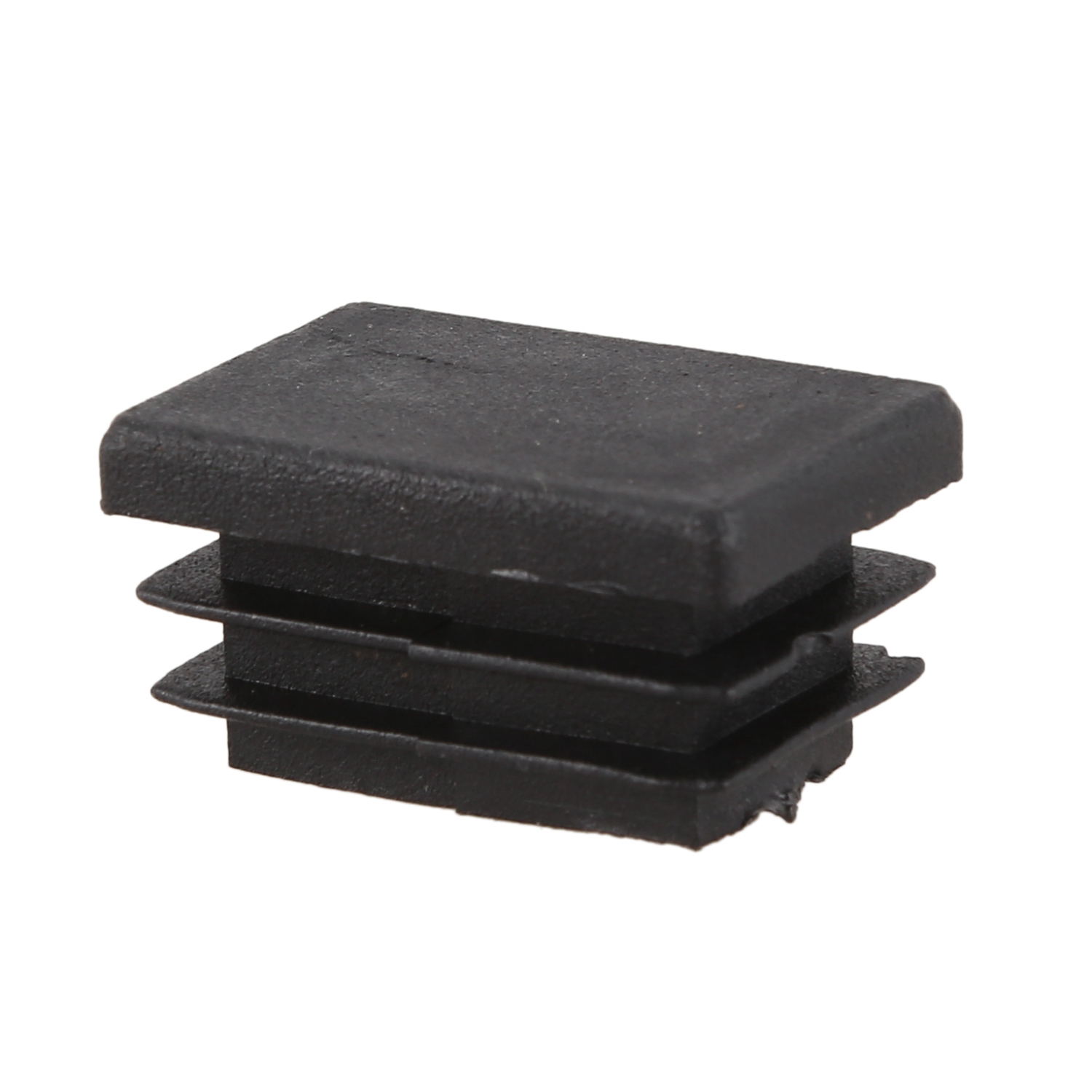 20 pcs Plastic Rectangular End Cap 30mm x 20mm Threaded Pipe Tube ...