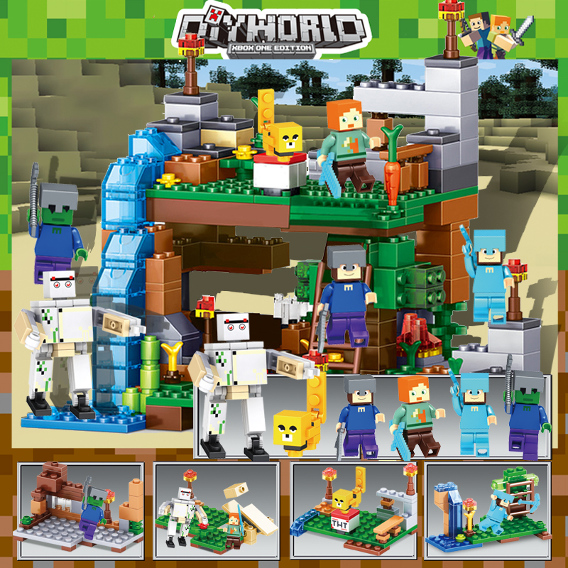 Lego minecraft Village Toy Building Blocks Birthday Gifts For Kids ...