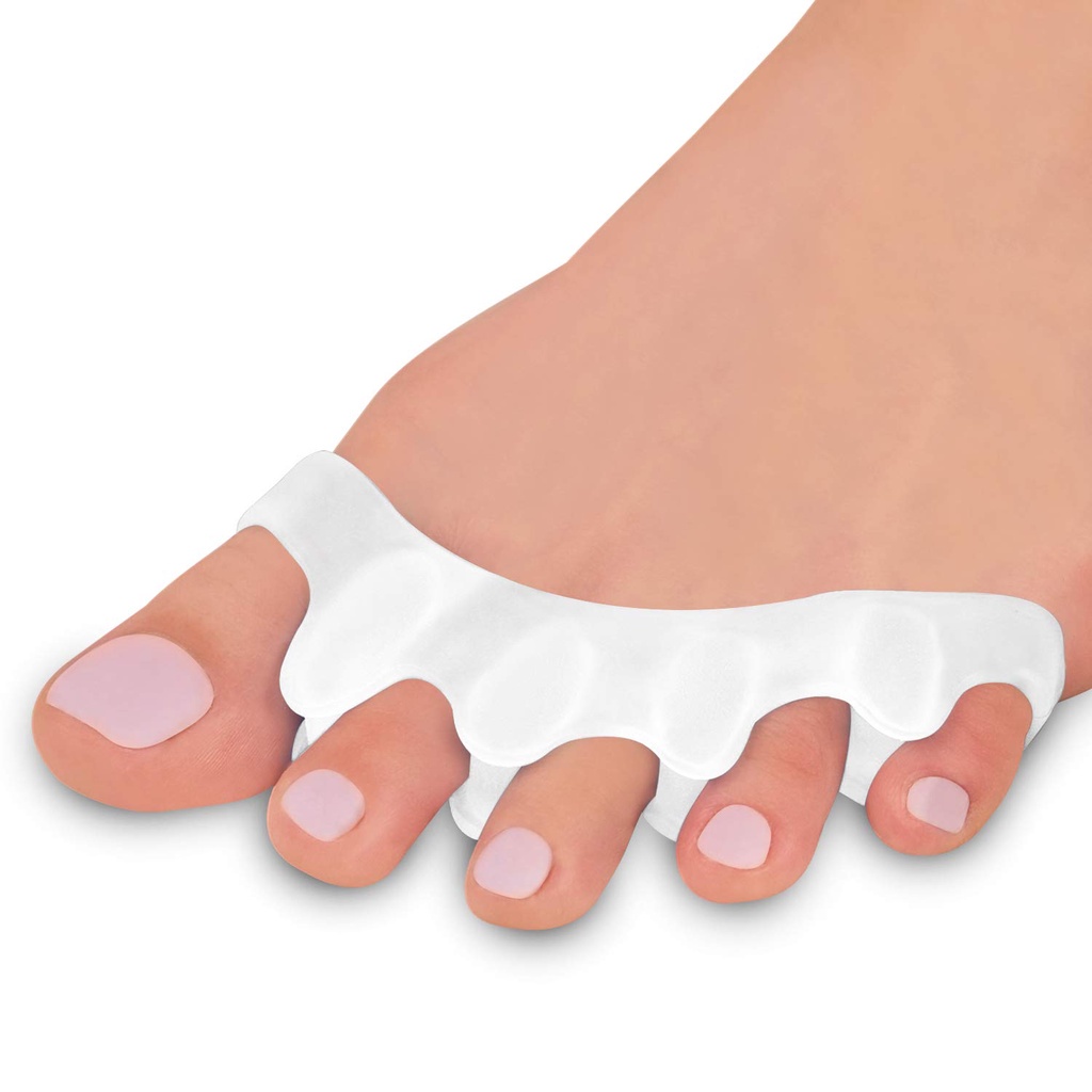 Silicone toe separator with overlapping toes - thumb cyst corrector ...