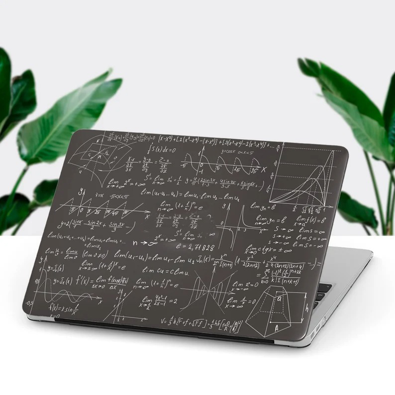 Science Mathematics Laptop Skin Vinyl Sticker Decal, 12 13 13.3 14 15 ...