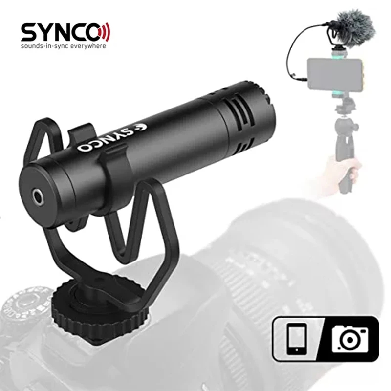 SYNCO Mic M1: Premium Shotgun Microphone for Crystal Clear Audio - Ideal for DSLR, Smartphone ...