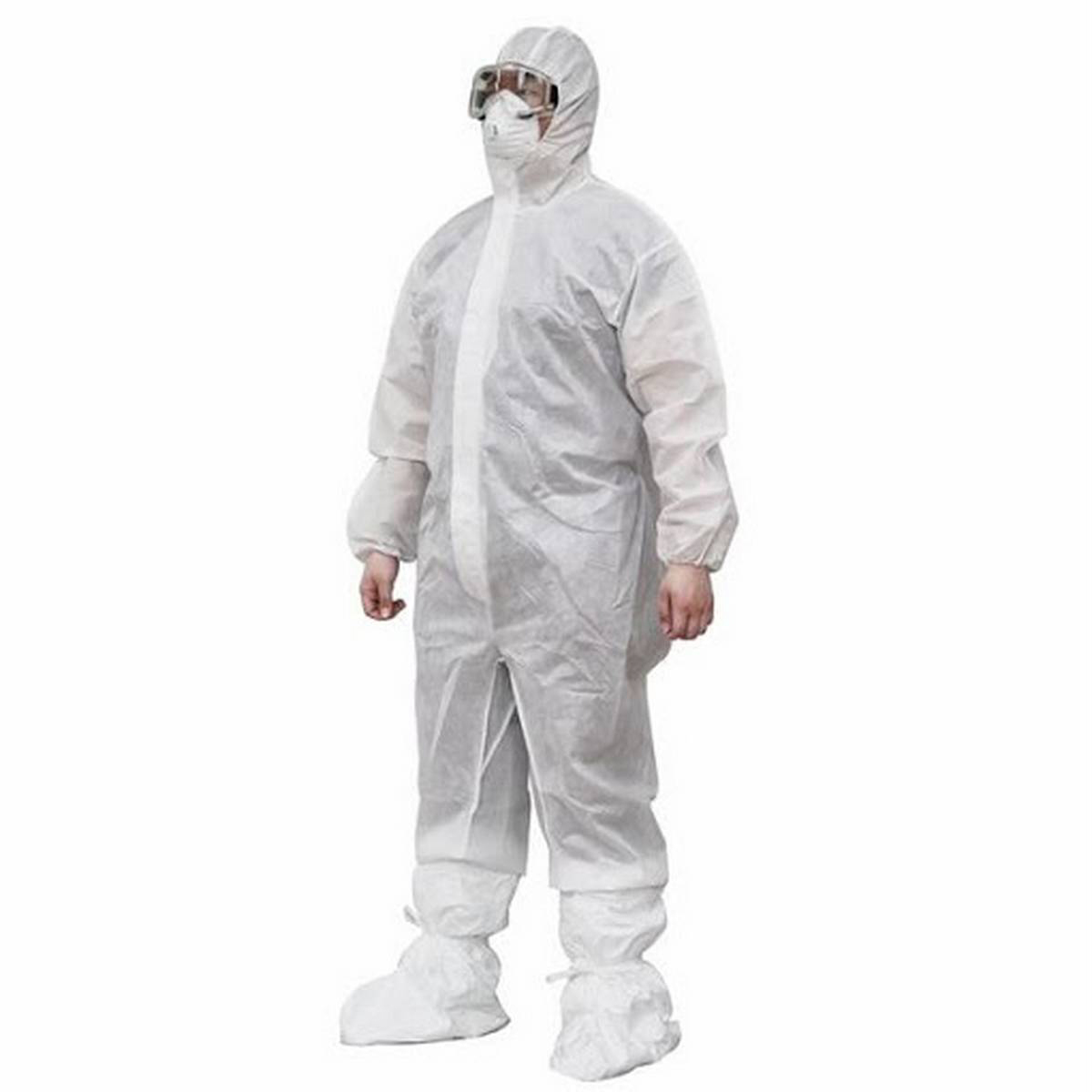 Disposable PP Coverall suit Work-wear protective disposable clothing ...