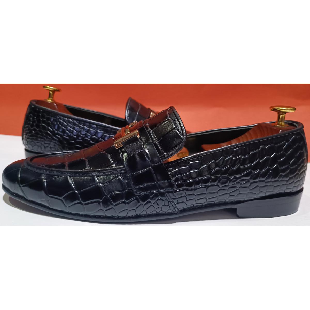 Shoe Hub cow leather formal shoes in Black for men - SBK-2900 | Daraz.pk