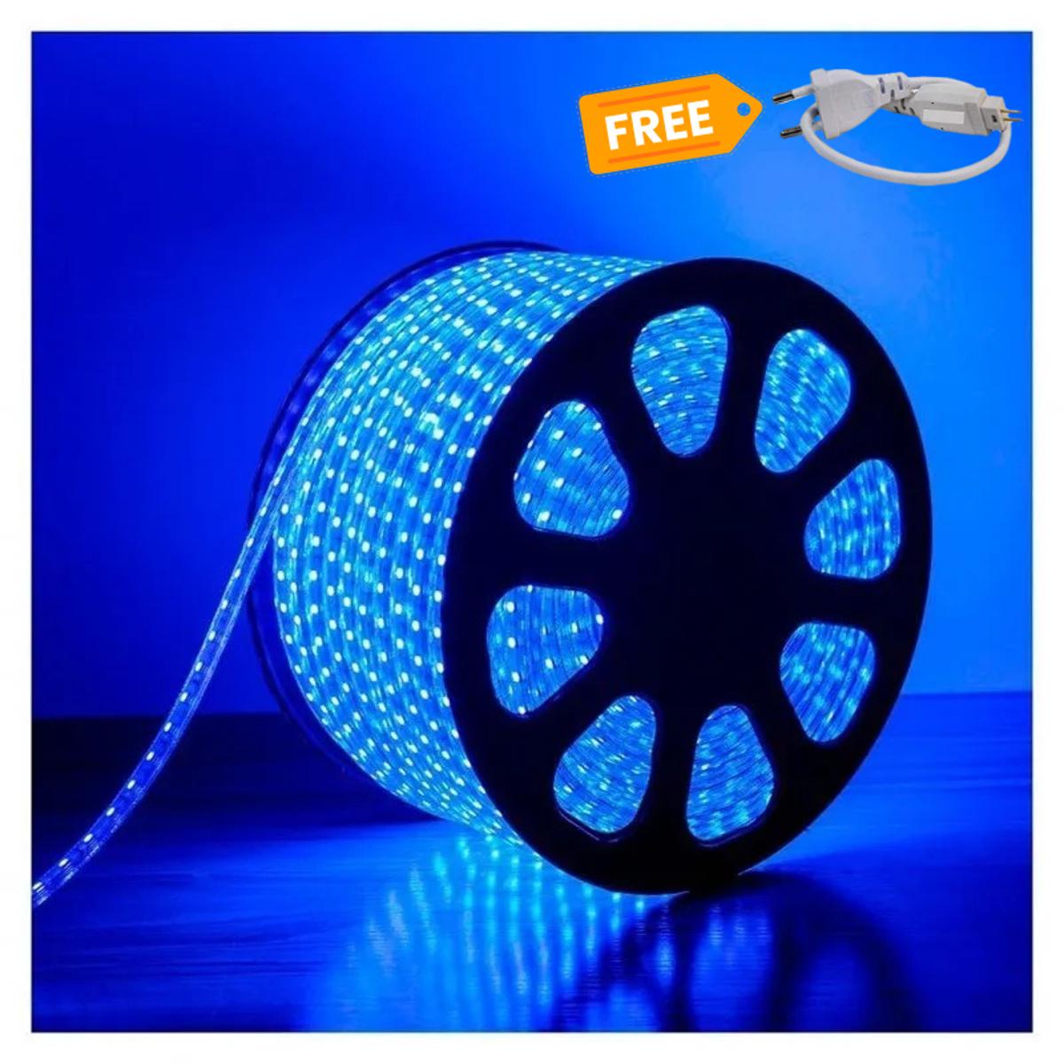 Led strip light Blue Flexible Rope Led Strip light with FREE Adapter ...
