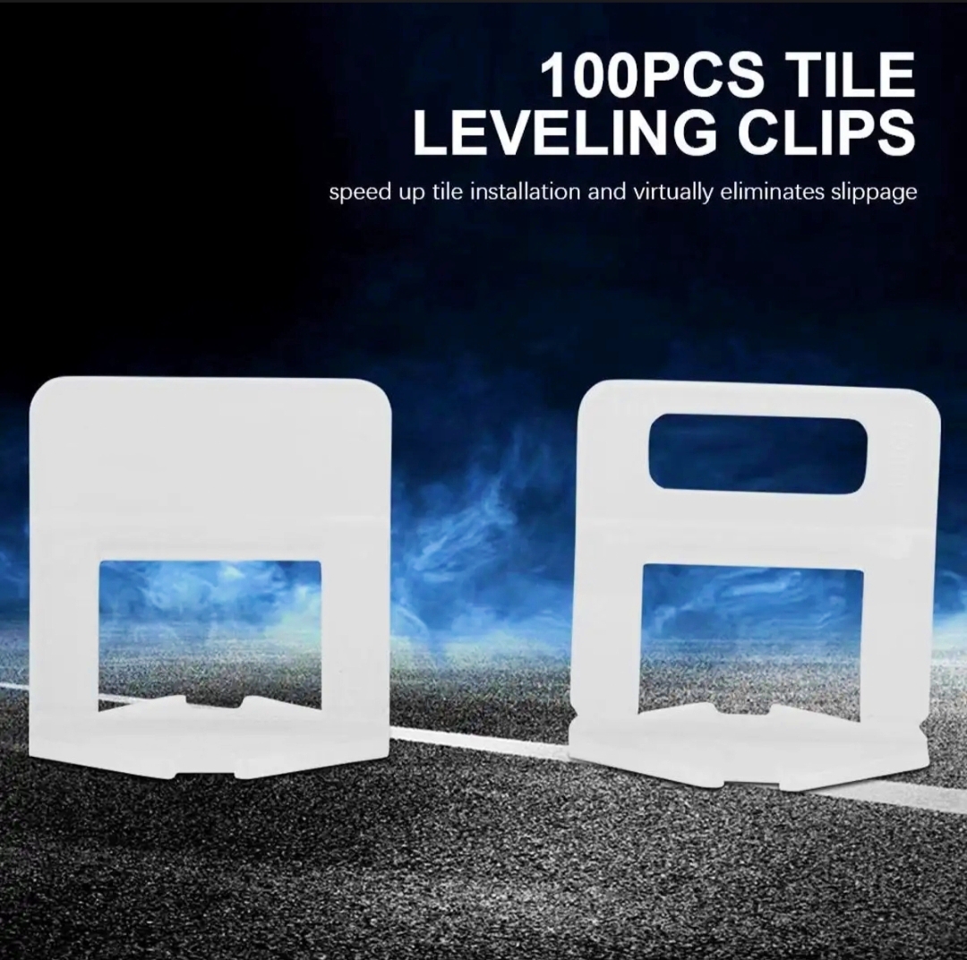 Tile Leveling Spacers Tile Leveling System ( CLIPS ) (100PCS) | Daraz.pk