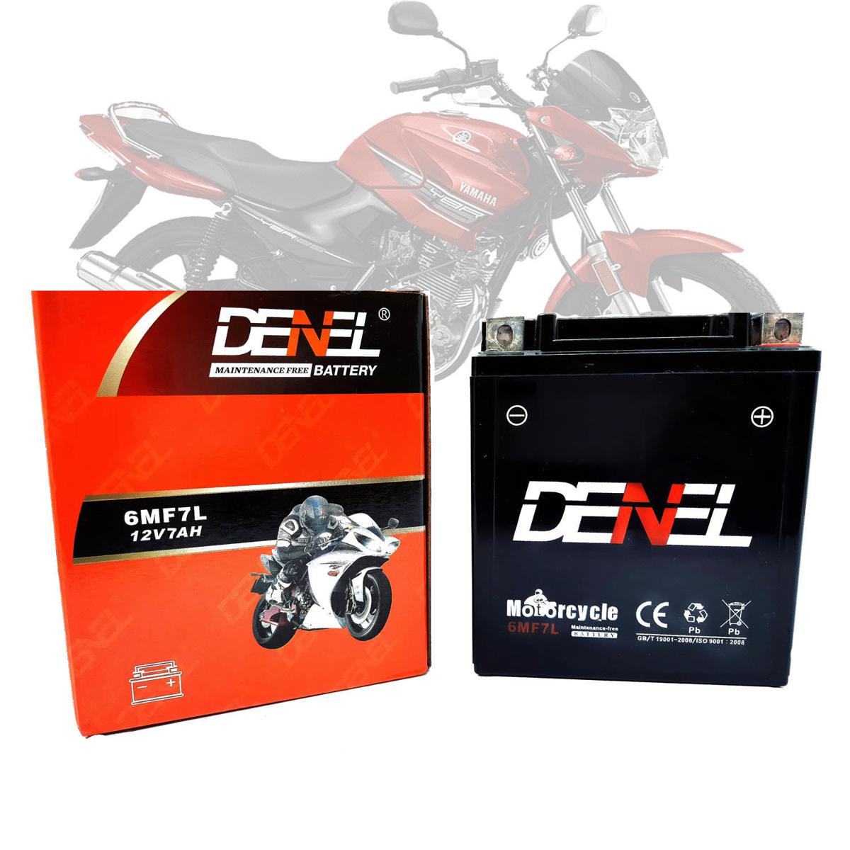 AKE- DENEL MOTORCYCLE DRY BATTERY 9AH, 7AH, 5AH, 2.5AH - 12 VOLT BIKE ...