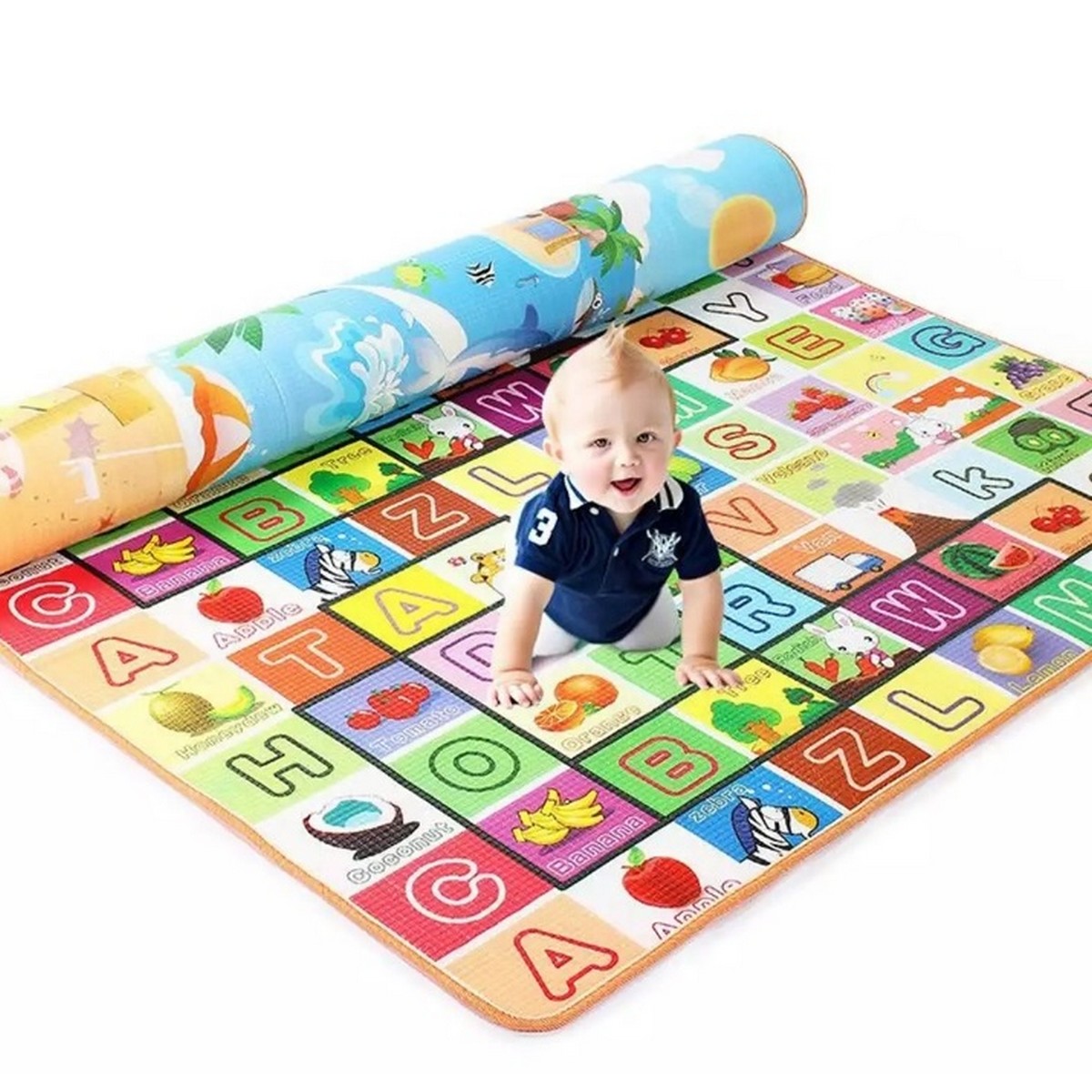 Kids Learning Reading And Playing Mat, Baby Play & Crawling Mat, Picnic ...