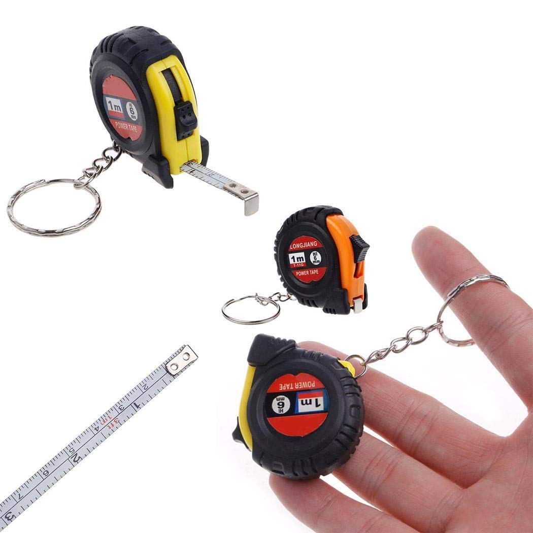 ( N.P.I ) Retractable Ruler Tape Measure key Shain Mini Pocket Size ...